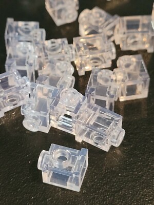 25 x NEW Lego Trans-Clear Brick, Modified 1 x 1 with Headlight (Part ...