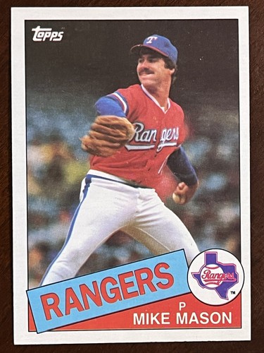 1985 Topps Baseball #464 Mike Mason RC Texas Rangers | eBay