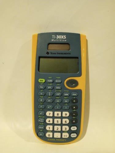 Texas Instruments TI-30XS Multiview Scientific Calculator Yellow Cover ...