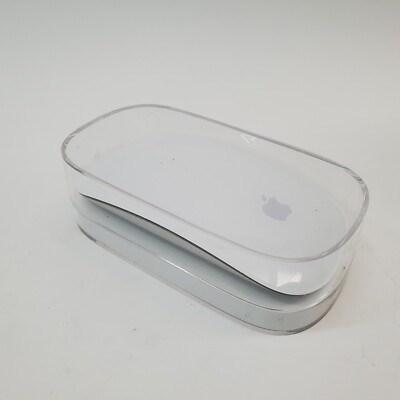 Apple Magic A1296 3VDC White Bluetooth Multi-Touch Wireless Laser Mouse ...