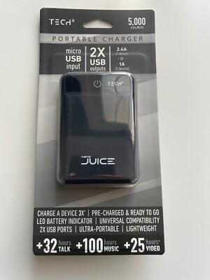 tech 2 nano juice portable charger | eBay