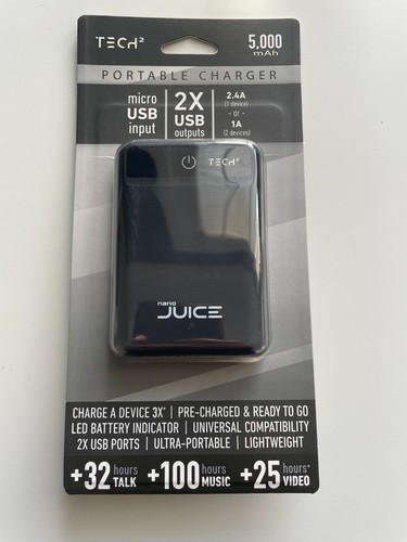tech 2 nano juice portable charger | eBay