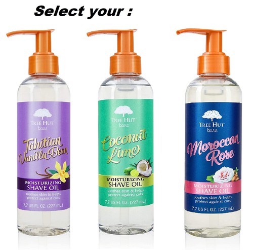 Tree Hut bare Moisturizing Shave Oil, Basic 7.7 Fl Oz (Choose your ...