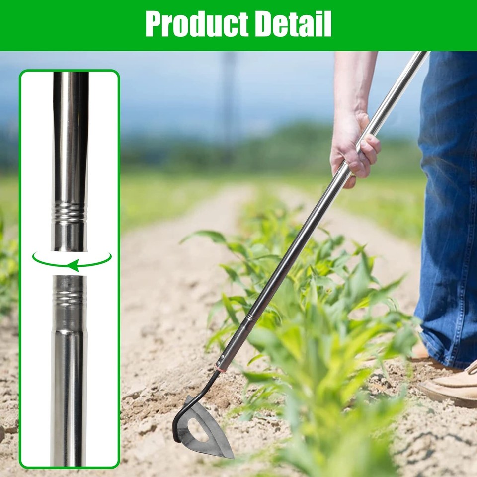 Hoe Garden Tool Adjustable Hollow Gardening Hoe Gardening Tools Hollow ...