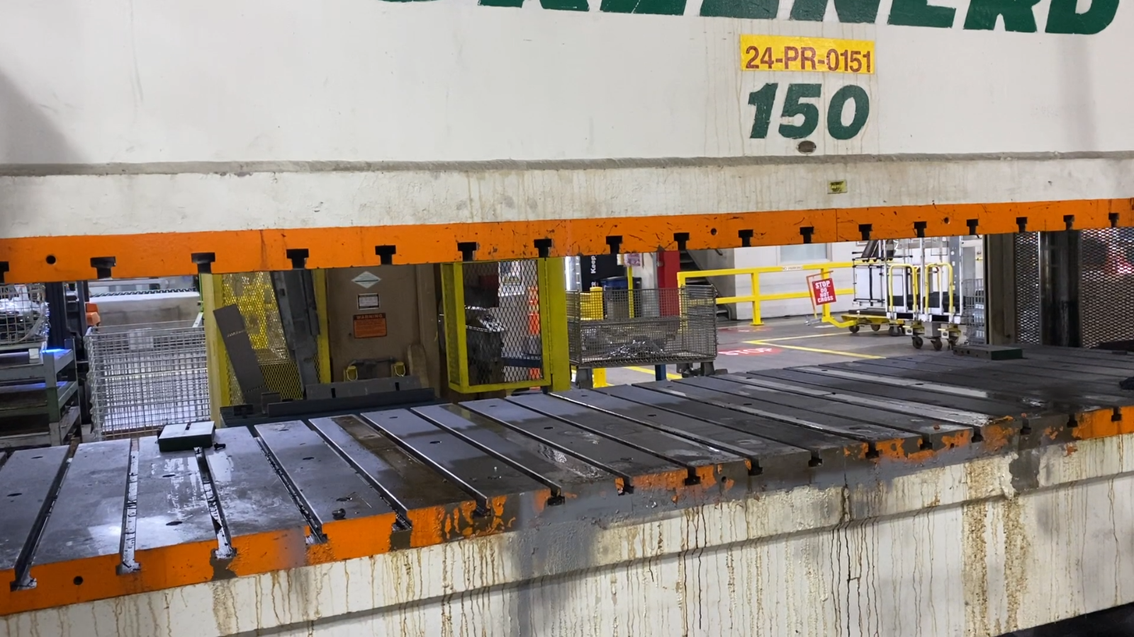 GREENERD 150 TON 4 POST HYDRAULIC PRESS 48" x 144" | eBay