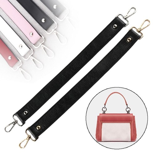 Hardware Leather Short Bag Strap DIY Wide Shoulder Strap Handbag Straps ...