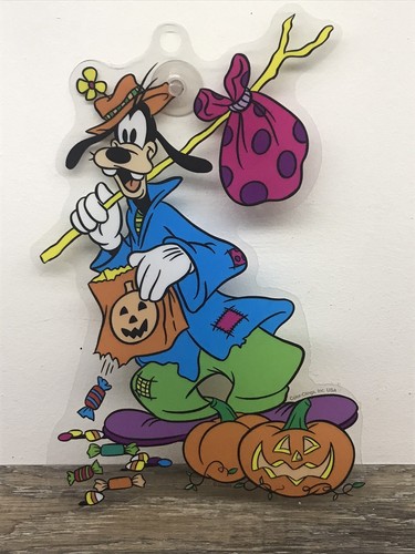 1990s Halloween Diecut Disney Goofy Trick or Treating Paper Magic Group ...