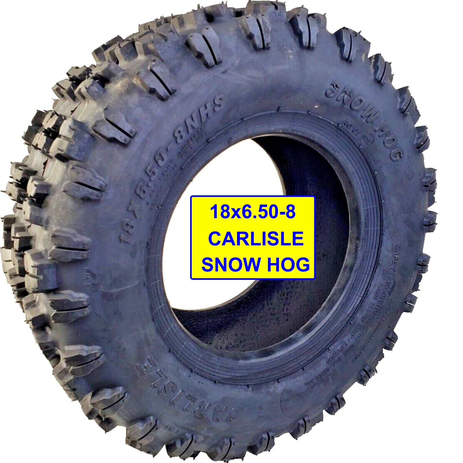 Snow Hog TIRE 18x6.50-8 18x650-8 18/6.50-8 18/650-8 Thrower Blower ...