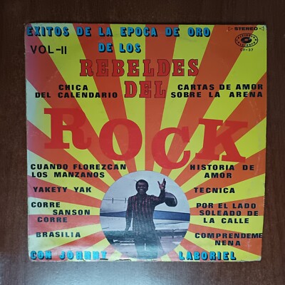 Los Rebeldes Del Rock Con Johnny Laboriel [1974] Vinyl LP Rock Caleidofon Mexico | eBay