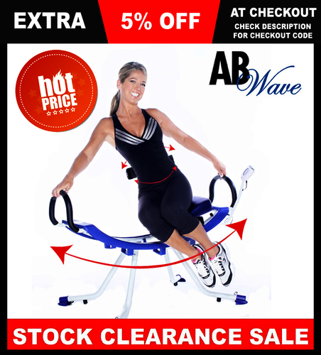 AB Cardio Wave Exercise Swing Crunch Home Gym Exercise Good for Woman ...