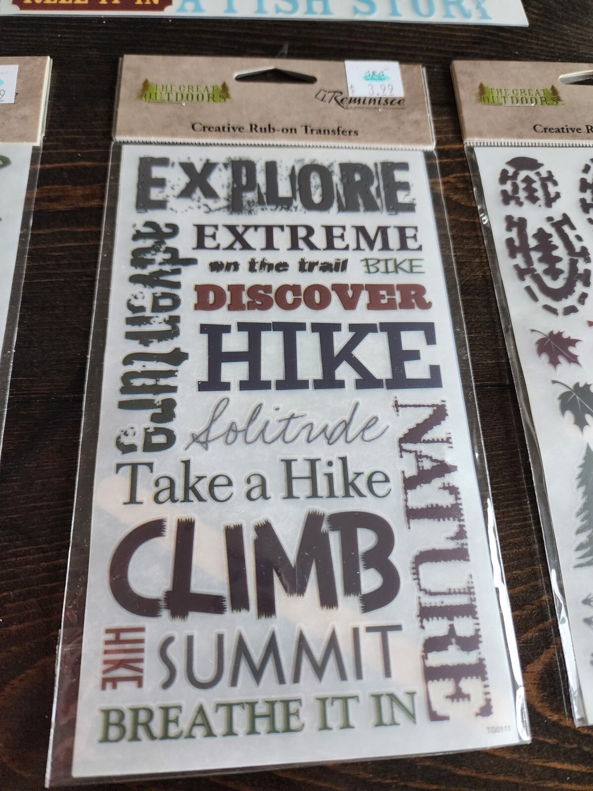 Royal + Rub-Ons Transfers - Camping Hiking Fishing LARGE LOT - RETIRED ...