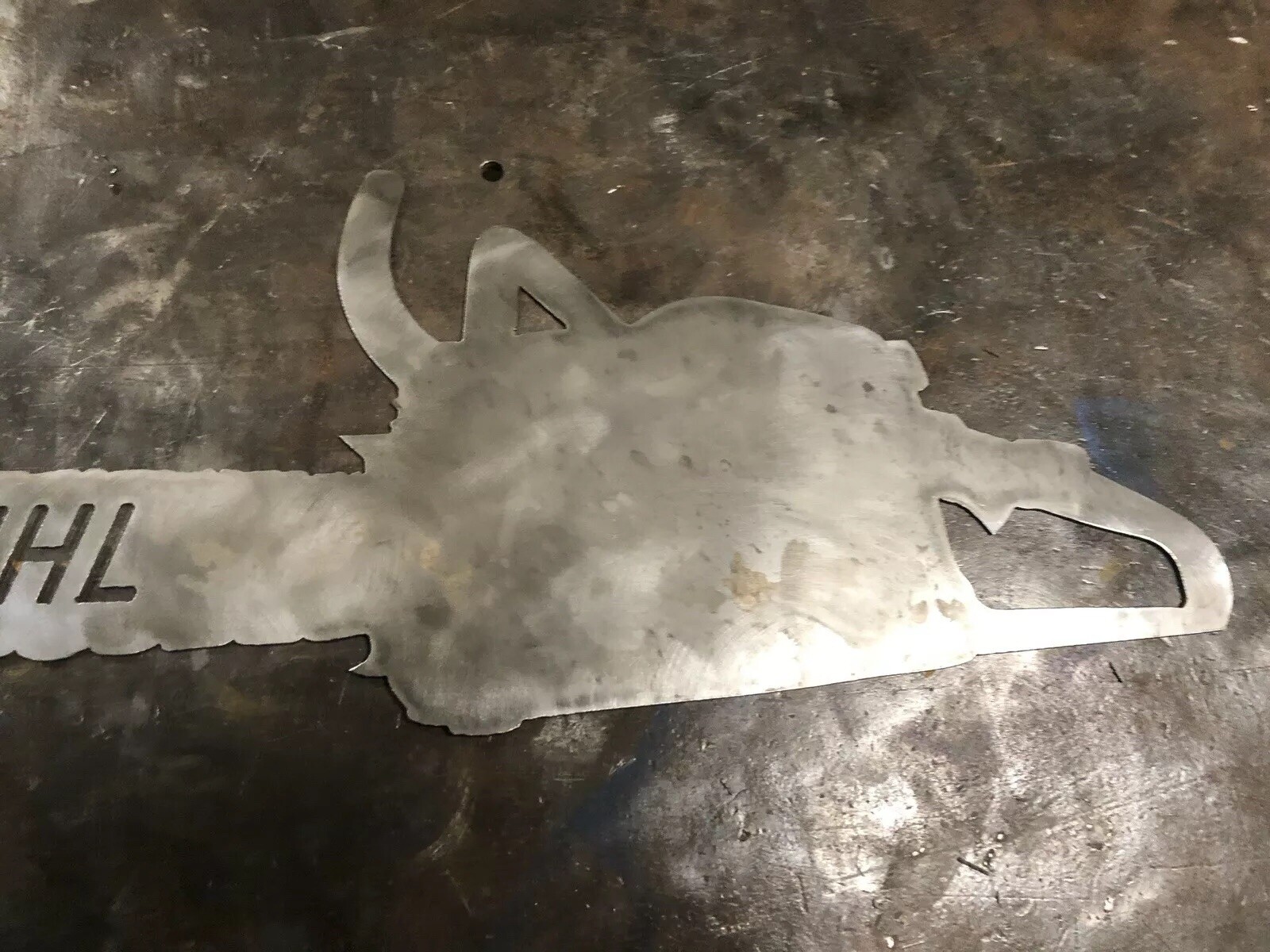 Stihl Chainsaw Steel Sign Lumber Timber Equipment Advertising Display ...