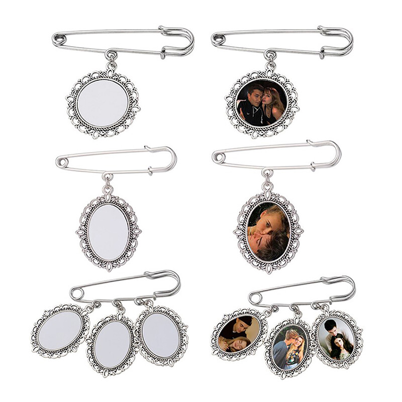 Photo Charm Diy Pin Making Wedding Charm Oval Aluminum Sheet Photo ...