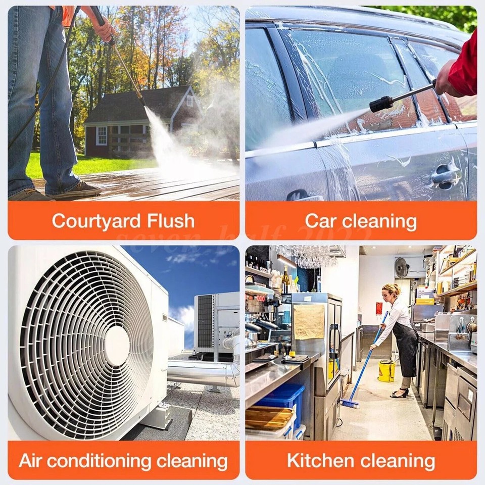 Cordless Pressure Washer – High Power Electric Car Cleaner & Water ...