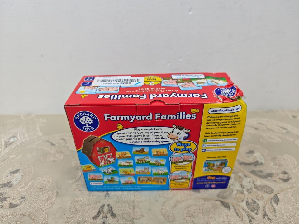 Orchard Toys Farmyard Families Game, Fun matching and posting game ...