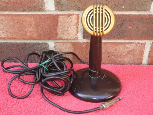 Astatic Vintage Desk Microphone R64516 Art Deco 1950's Collectable For ...