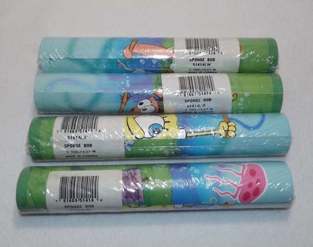 Spongebob Squarepants Wallpaper Border 2 Rolls 15 Feet X 10 Inches ...