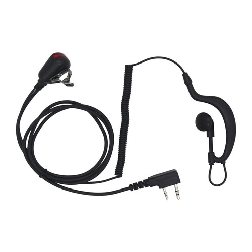 Acoustic Tube in Ear Earpiece for Two Way Radio with LED Lights ...