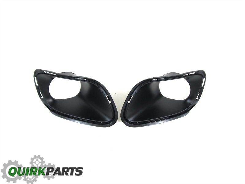 14-18 JEEP CHEROKEE FRONT LEFT & RIGHT SIDE FOG LIGHT LAMP BEZEL OEM ...