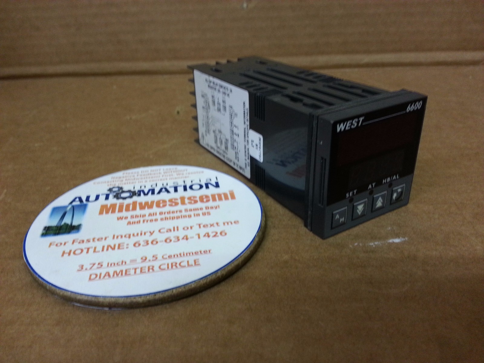 WEST N6600-Z220100 TEMPERATURE CONTROLLER N6600Z220100 SHIPS SAME BUS ...