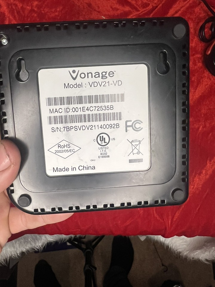 (O) Genuine Vonage (VDV21-VD) V-Portal Digital VOIP Phone Service ...