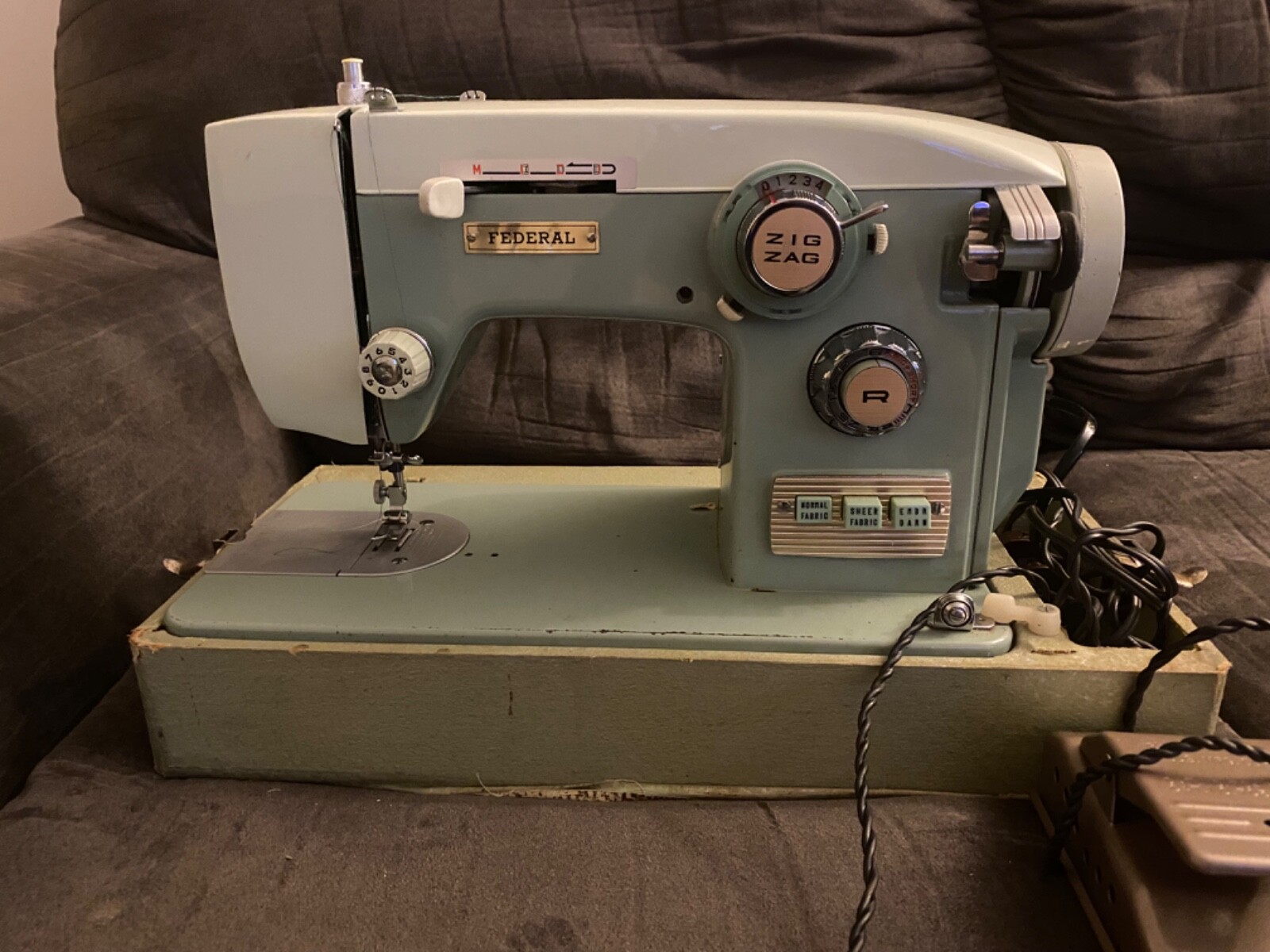 federal zig zag sewing machine I believe it was made in the 50s | eBay