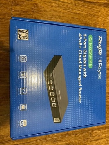 Ruijie 5-Port full gigabit Router, RG-EG305GH-P-E | eBay