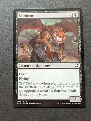 Magic the Gathering MANTICORE 113 Adventures in the Forgotten Realms ...
