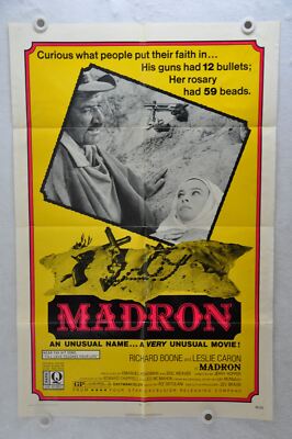1970 Madron Original 1SH Movie Poster 27 x 41 Richard Boone, Leslie ...