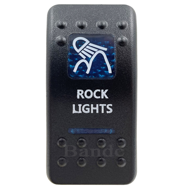 Blue Led Printed Rocker Switch Button For Car Marine Boat 12V ARB Style ...
