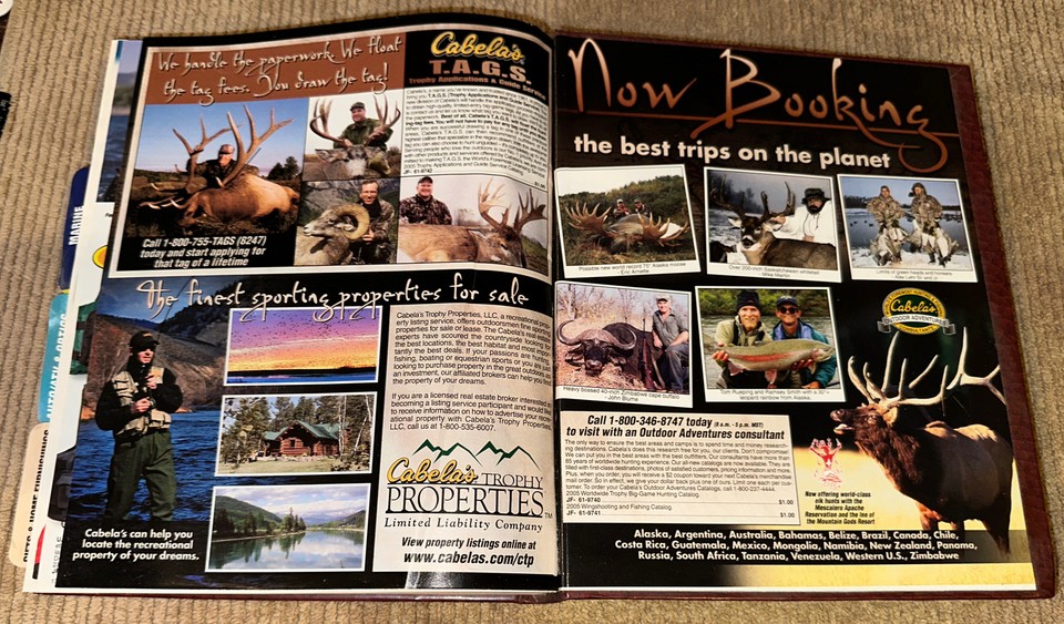 Cabela's Hunting Fishing Outdoor Gear SPECIAL LIMITED FALL EDITION 2005 ...