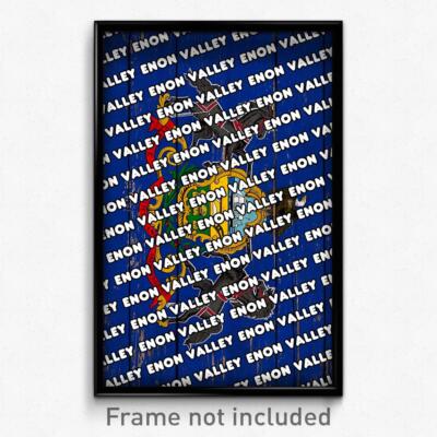 Enon Valley Pennsylvania Poster (PA City Souvenir 11x17 Town Print) | eBay