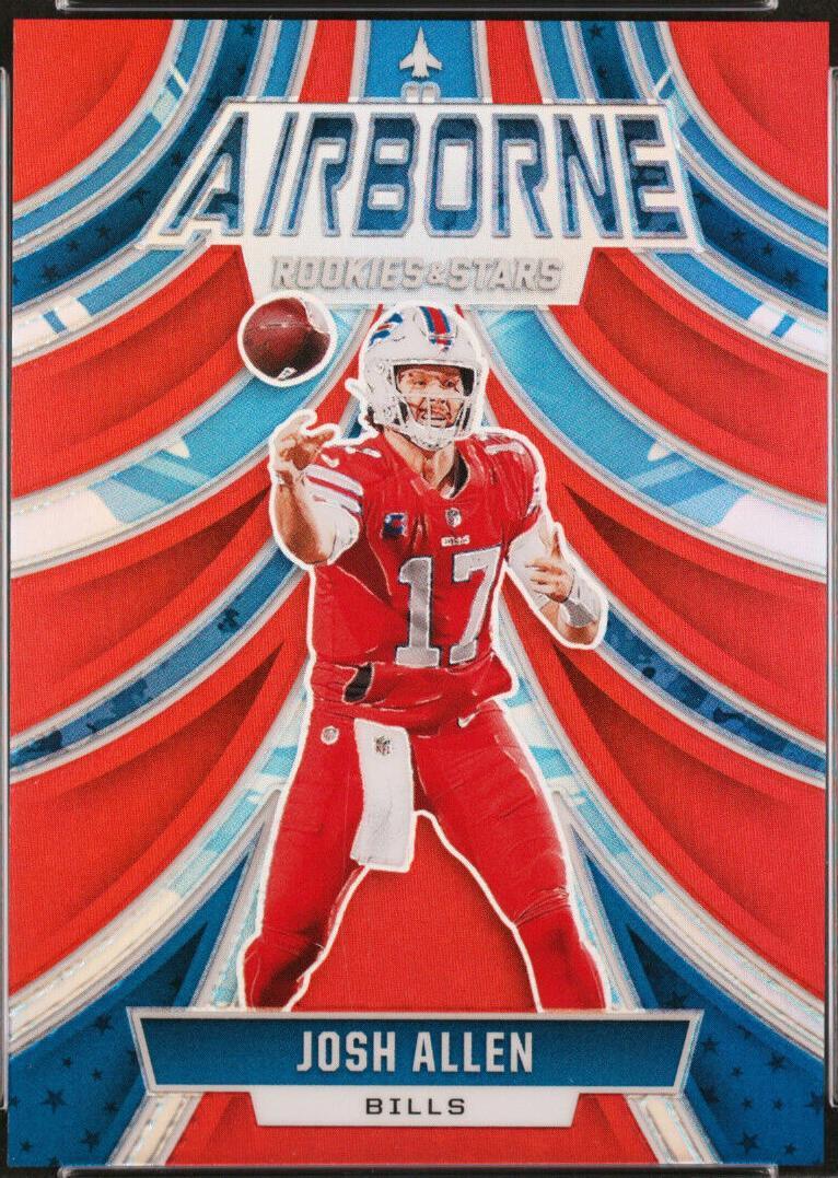 2024 Panini Rookies & Stars - Airborne Josh Allen #A-JAN Red /99 for ...