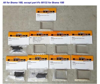 9x-bags Vintage HPI Brama 10B & 18B 4WD RC Car Buggy Old Stock Parts ...