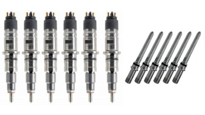 Performance Injector Set 100hp / 60% + Tubes Fits: 2014 Dodge Cummins 6 ...