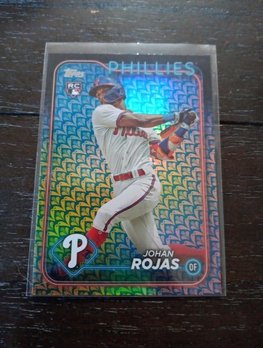 Johan Rojas 2024 Topps Series 1 RC #209 Easter Holiday Foil Phillies ...