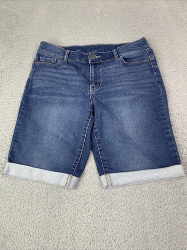 Juicy Couture Shorts Womens Size 8 Shorts Cuffed Medium Wash Cotton ...