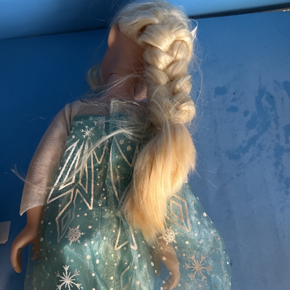 Frozen 18” Elsa Disney Doll Blonde , Let It Go | eBay
