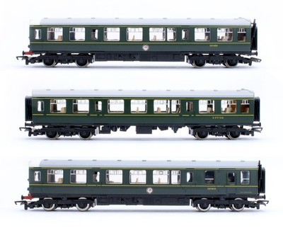 HORNBY 'OO' GAUGE BR GREEN CLASS 110 3 CAR DMU E51829/E59708/E51812 ...