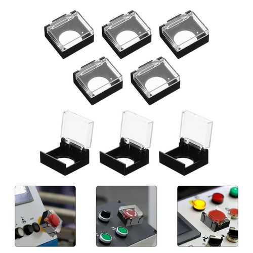 10 Pcs Emergency Stop Button Protective Cover Switch Guard for ...