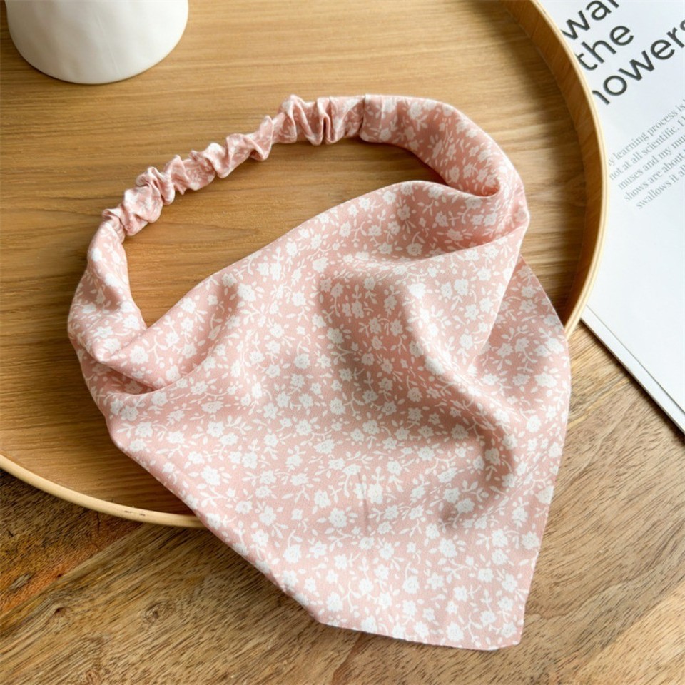 Chiffon Floral Fabric Bandanas Elastic Band Ladies Turban Woman | eBay ...