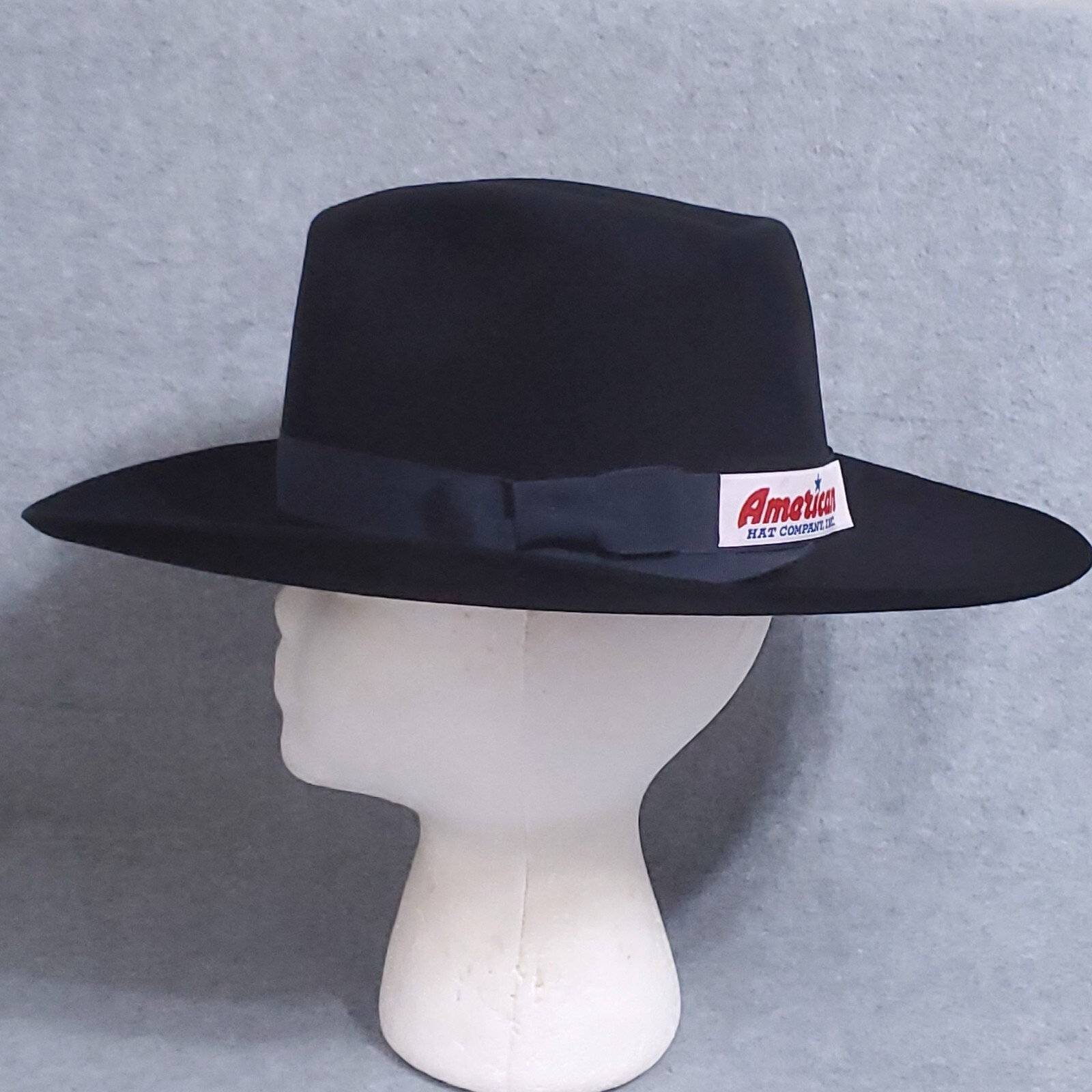 AMERICAN HAT COMPANY BLACK 10X COWBOY TYCOON/GAMBLER CREASE NWOB 7 LO ...