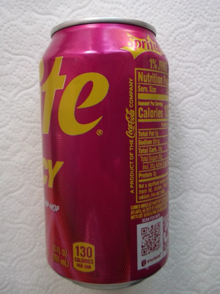 SPRITE LYMONADE LEGACY 50 YEARS HIP-HOP 2024 USA empty can 355ml top ...