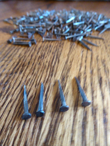 Vintage Carpet Tacks Lot Upholstery Nails Forged Steel NOS 7/8