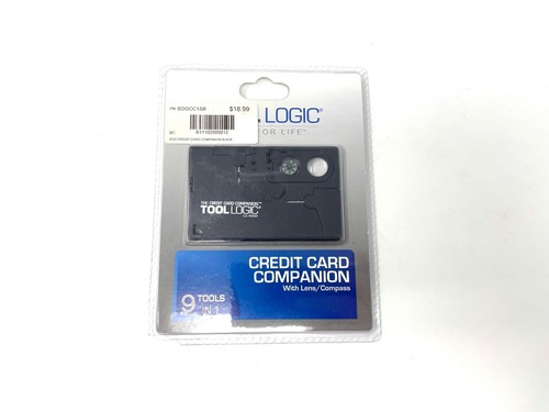 TOOL LOGIC CC1SB Credit Card Companion w/ Compass/Bottle-Opener/Pocket ...