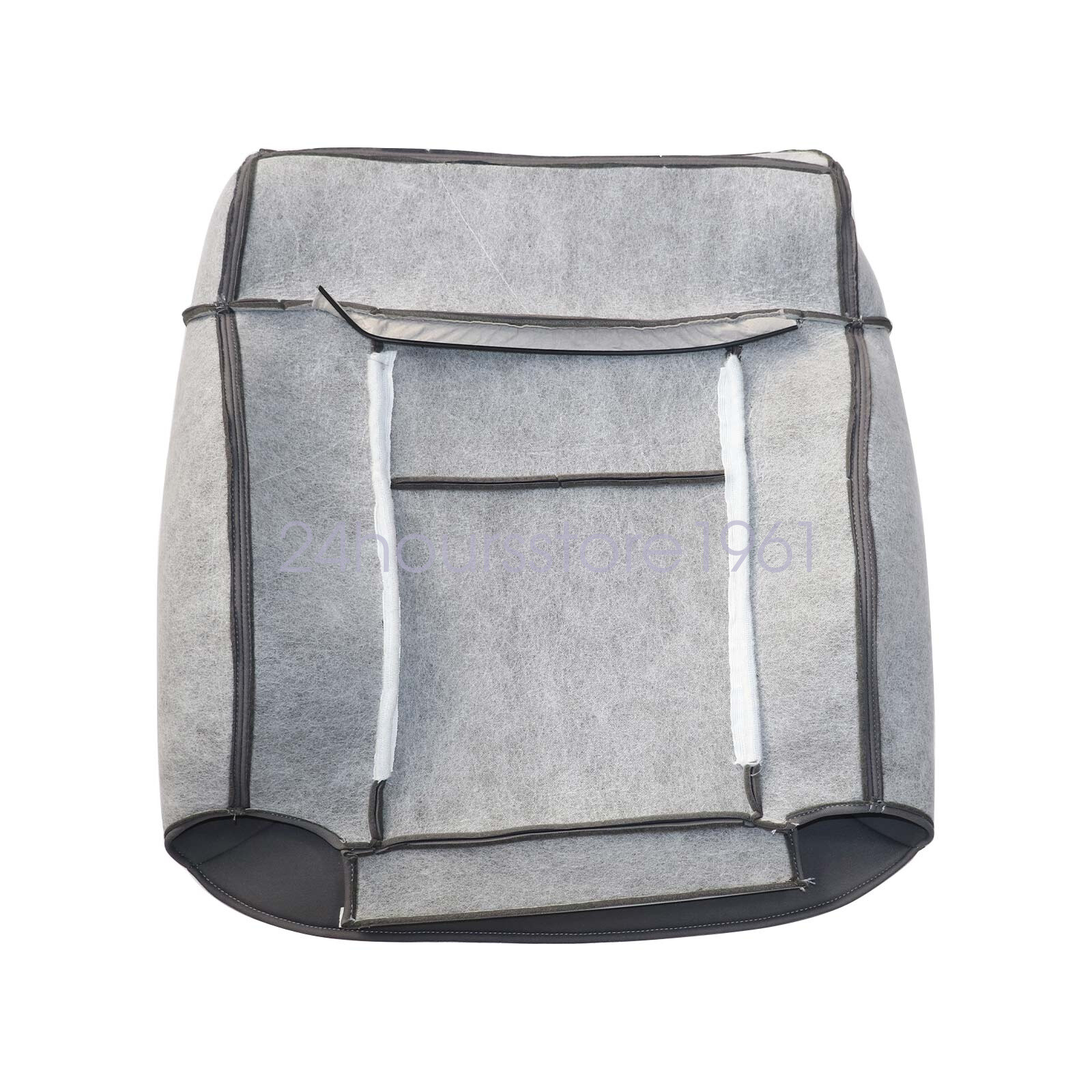 For 2004-2008 Ford F150 Lariat Front Cloth Seat Cover Gray & Driver ...