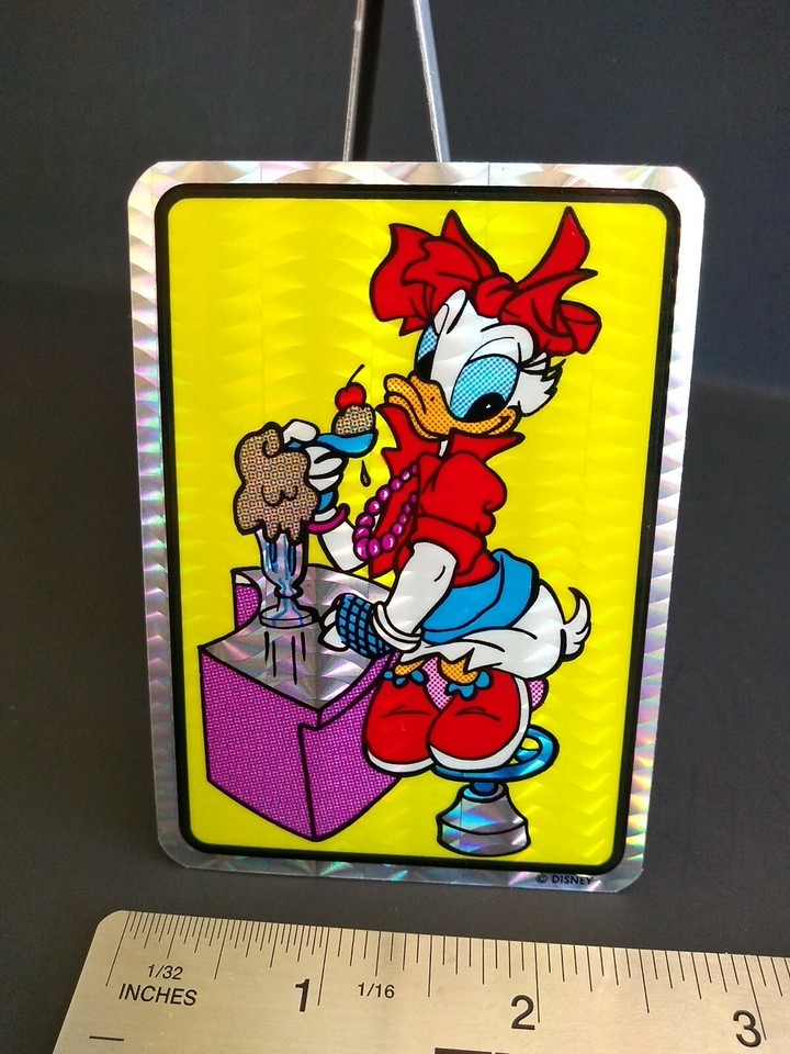 Vintage Stickers Disney Daisy Duck Ice Cream Prism Vending Machine ...