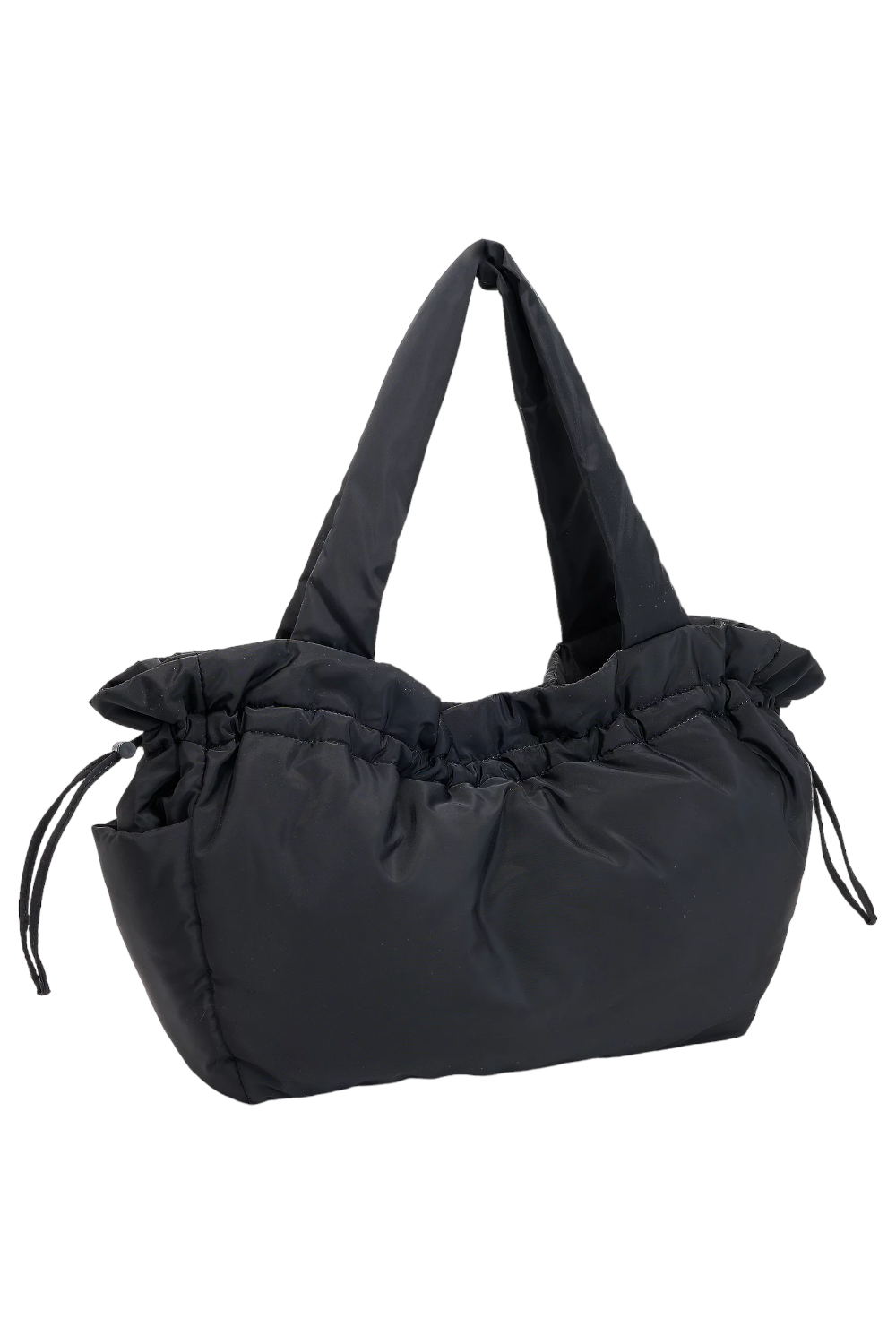 Vince Camuto Saira Nylon Drawstring Tote Black | eBay