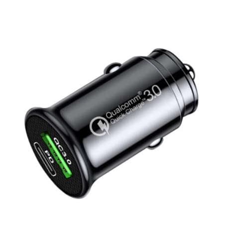 Type C Car Charger Fast Charging Car USB Adapter Type C Dual Port Quick ...