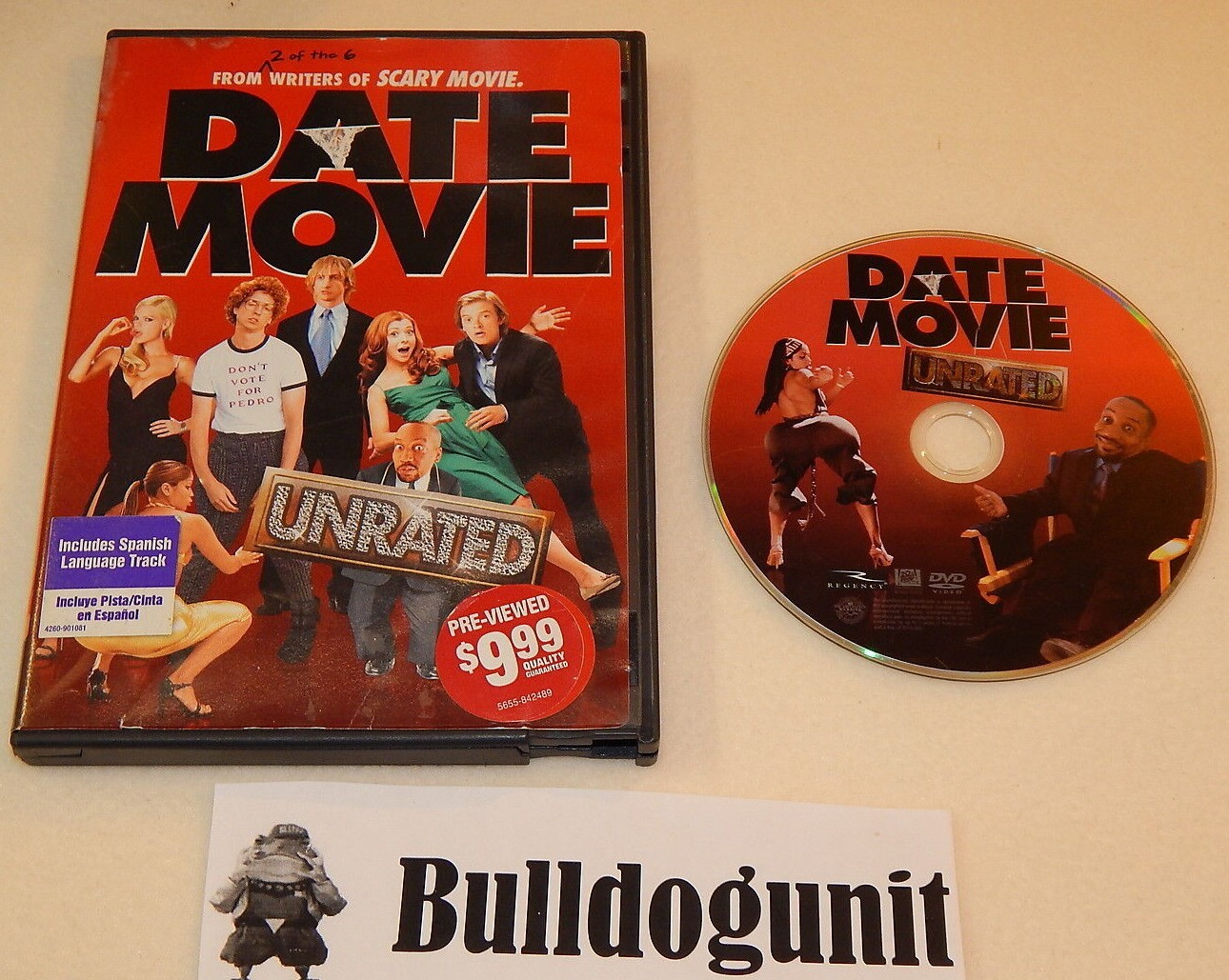 Date Movie Dvd w/ Case Carmen Electra Judah Friedlander Marie Matiko ...